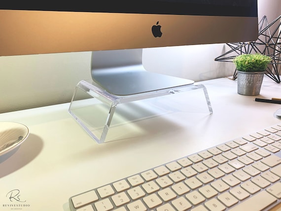 Imac Stand / Acrylic Monitor Stand / Premium Acrylic Computer - Etsy