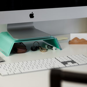 Imac Stand / Acrylic Monitor Stand / Premium Acrylic Computer Monitor ...