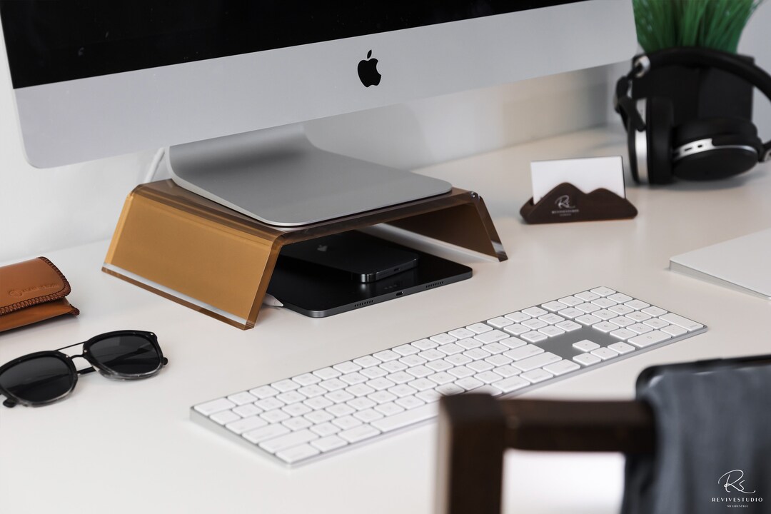 Imac Stand / Acrylic Monitor Stand / Premium Acrylic Computer Monitor ...