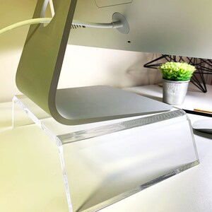 IMac Stand / Acrylic Monitor Stand / Premium Acrylic Computer | Etsy