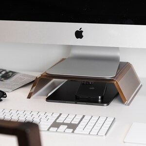 Imac Stand / Acrylic Monitor Stand / Premium Acrylic Computer Monitor ...