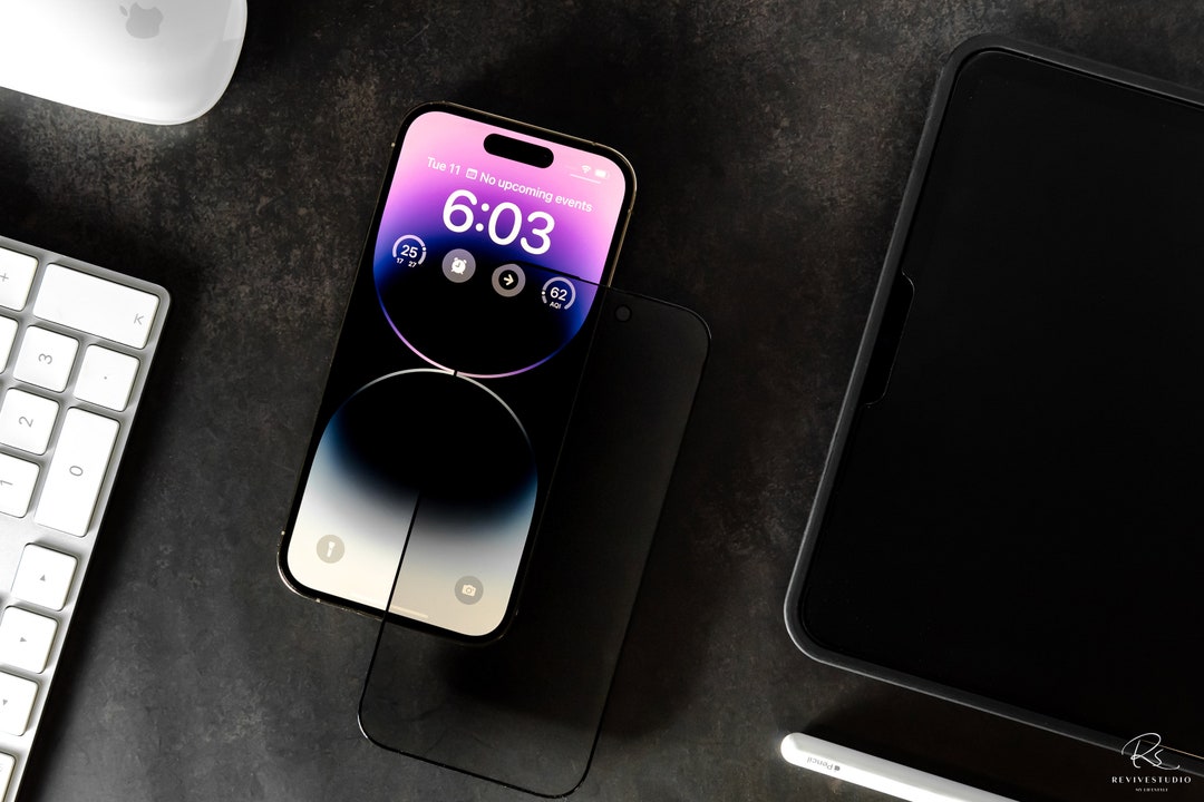 IPhone Privacy Screen Protector: Tempered Glass, Anti-fingerprint ...