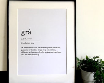 Grá Print - Etsy Ireland