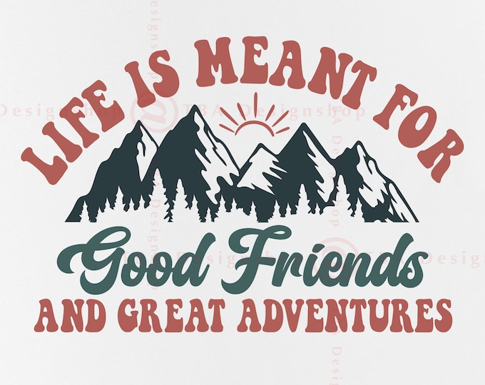 Adventure Mountains Svg - Compass Svg - Adventure Awaits Svg - Svg ...