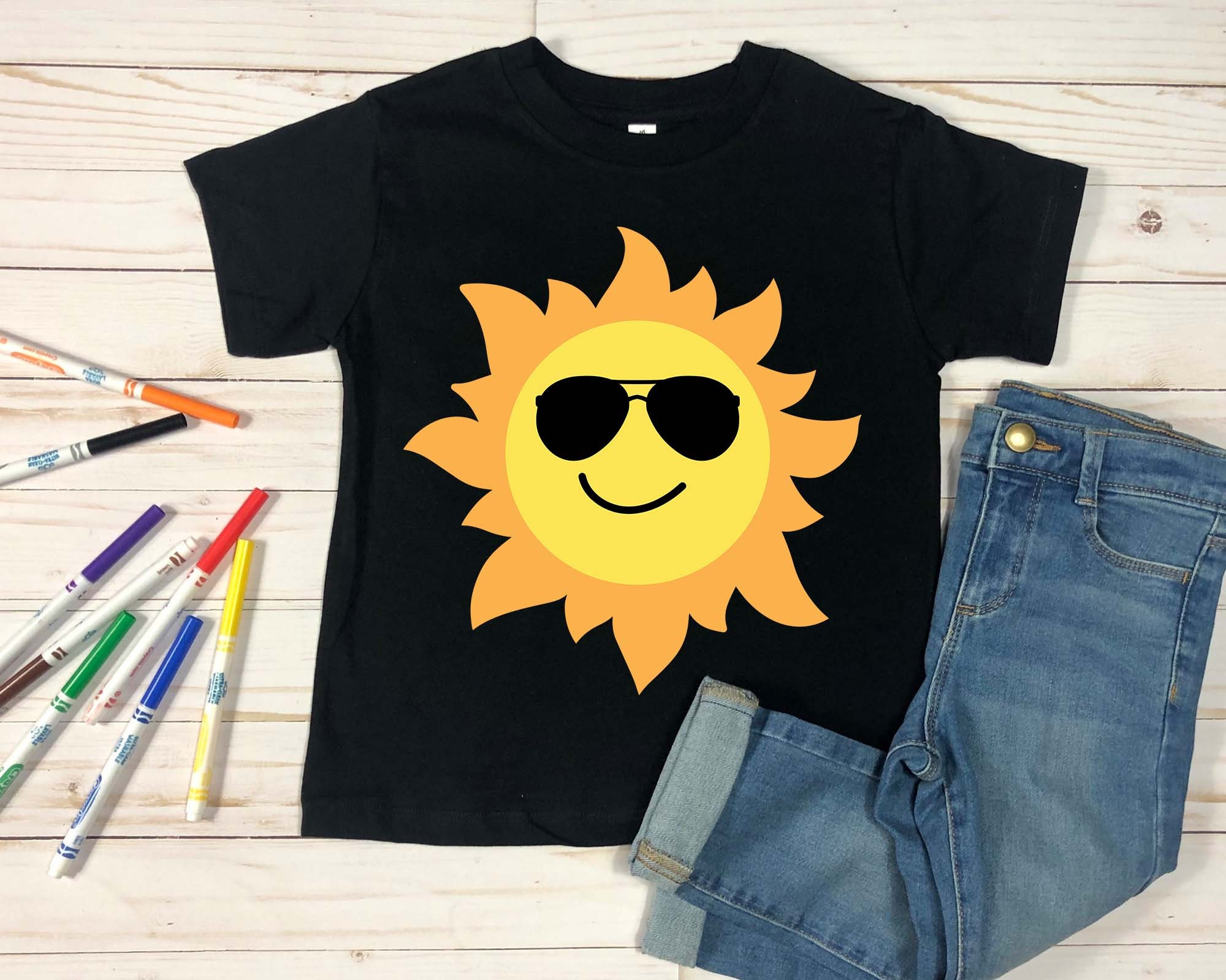 Cute Sun SVG Bundle, Happy Sun Clipart (digital Files) - Etsy