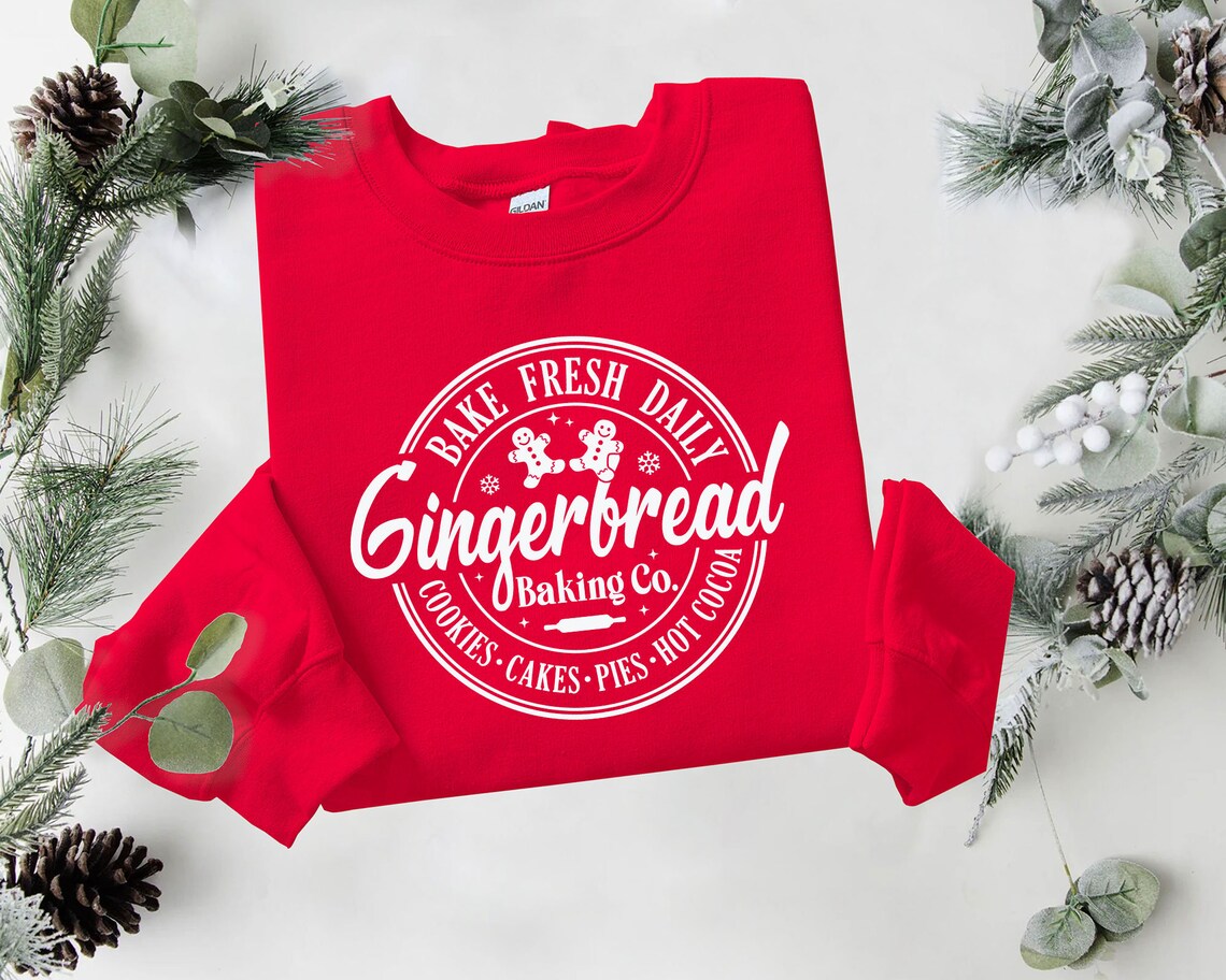 Gingerbread SVG Gingerbread Baking Co SVG Christmas Bakery - Etsy