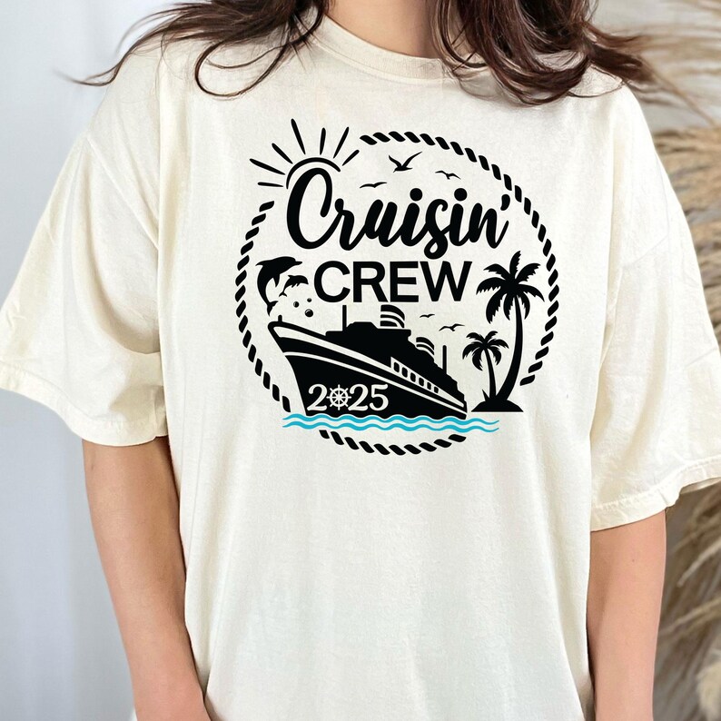 Cruisin' Crew 2025 Svg, Family Cruise Trip Files (svg, Png, Jpg, Eps ...