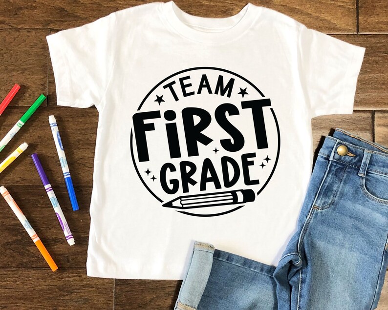 Team First Grade SVG First Grade Shirt Svg1st Grade Gift - Etsy