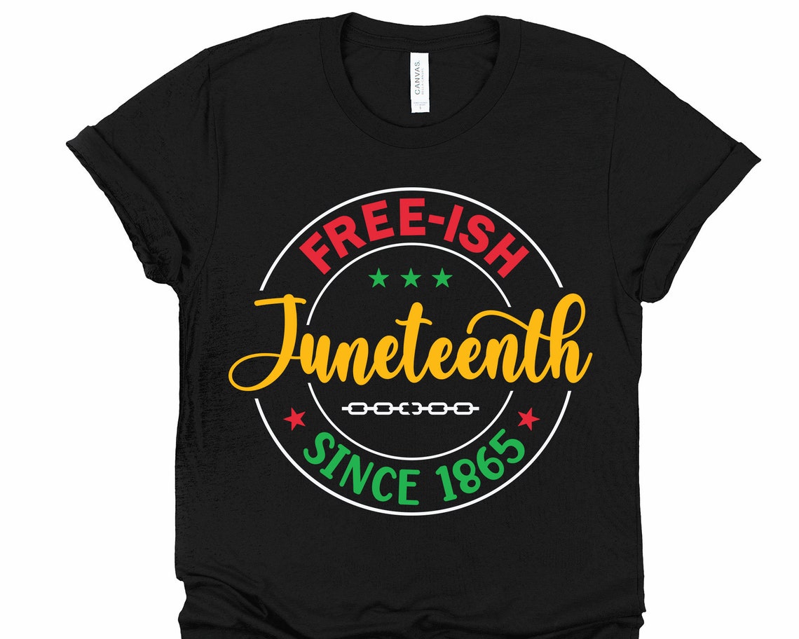 Juneteenth SVG Celebrate Juneteenth 1865 SVG Free Ish SVG - Etsy