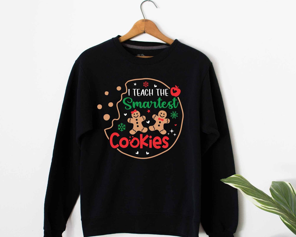 I Teach the Smartest Cookies SVG Teacher Christmas Gift SVG | Etsy