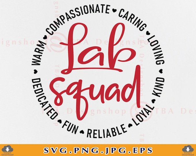 Lab Squad Svg / Lab Team Svg / Lab Life Svg / Lab Tech Svg / - Etsy Canada