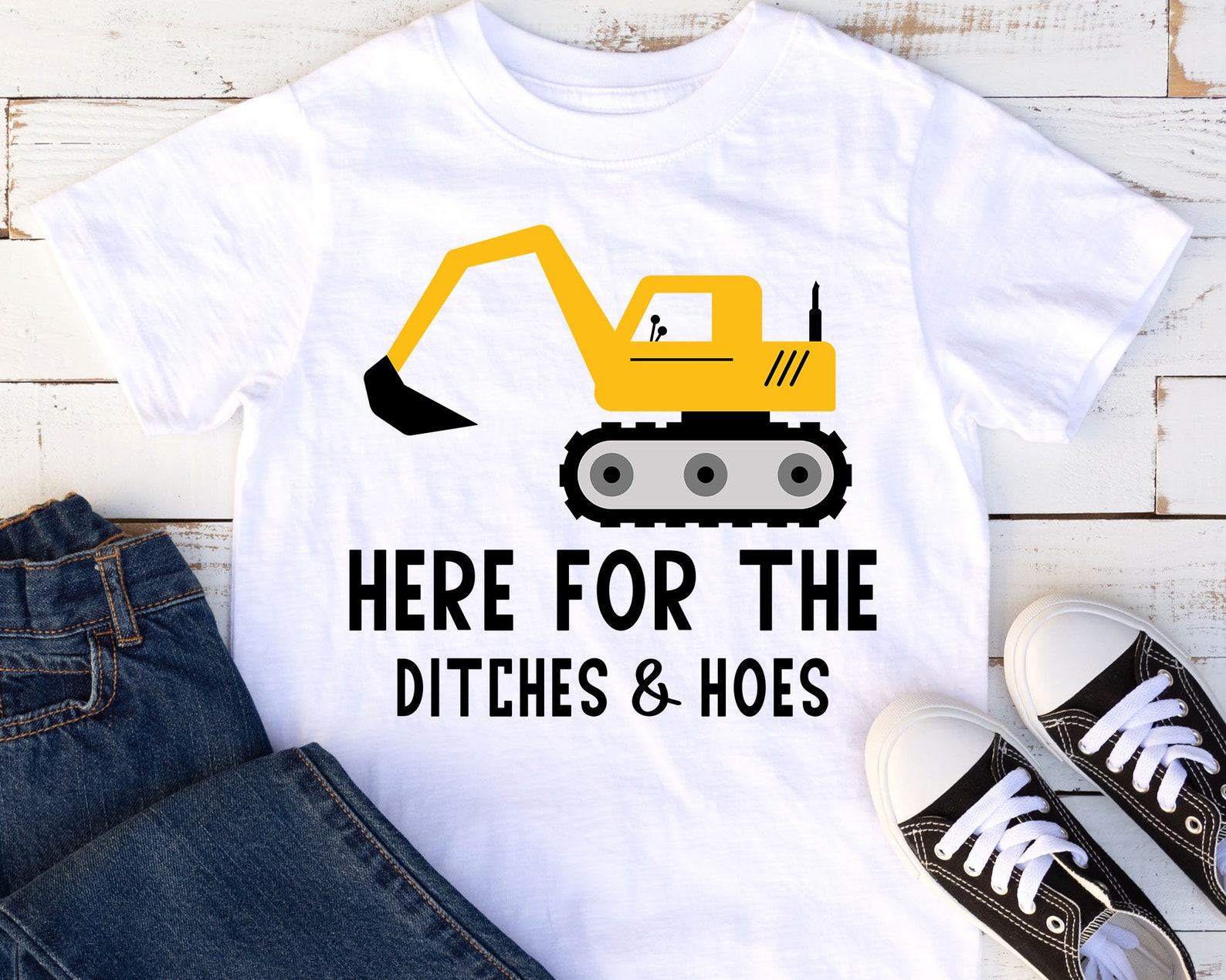 Here for the Ditches and Hoes Svg Construction SVG Excavator - Etsy