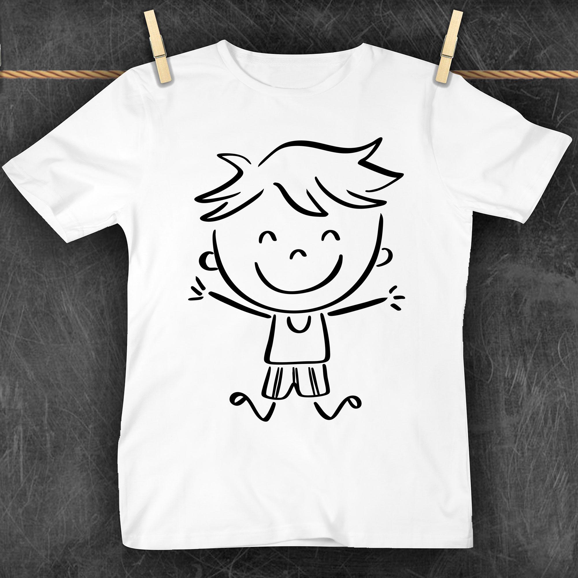 Doodle Kids Clipart, Hand Drawn Cartoon Style (SVG PNG) - Etsy