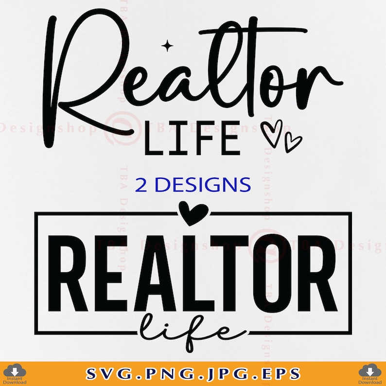Realtor Life SVG Design, Real Estate Gift, Cricut Cut Files (digital ...