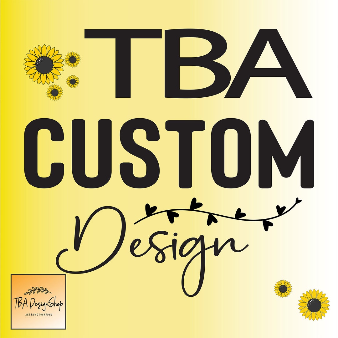 TBA Custom Designs - Etsy