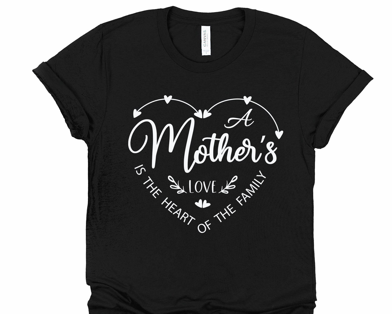 A Mother's Love is the Heart of the Family Svg Mother - Etsy