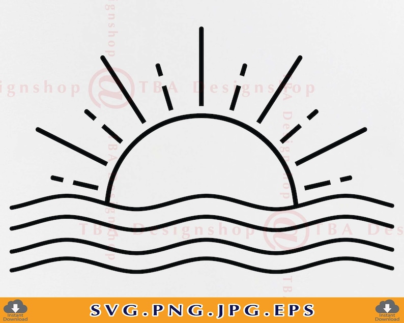 Sun SVG, Half Sun Svg, Sunburst SVG, Boho Sun Svg, Sunburst Clipart ...