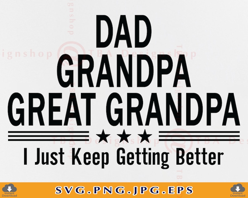 Dad Grandpa Great Grandpa SVG Fathers Day Gift SVG Grandpa - Etsy