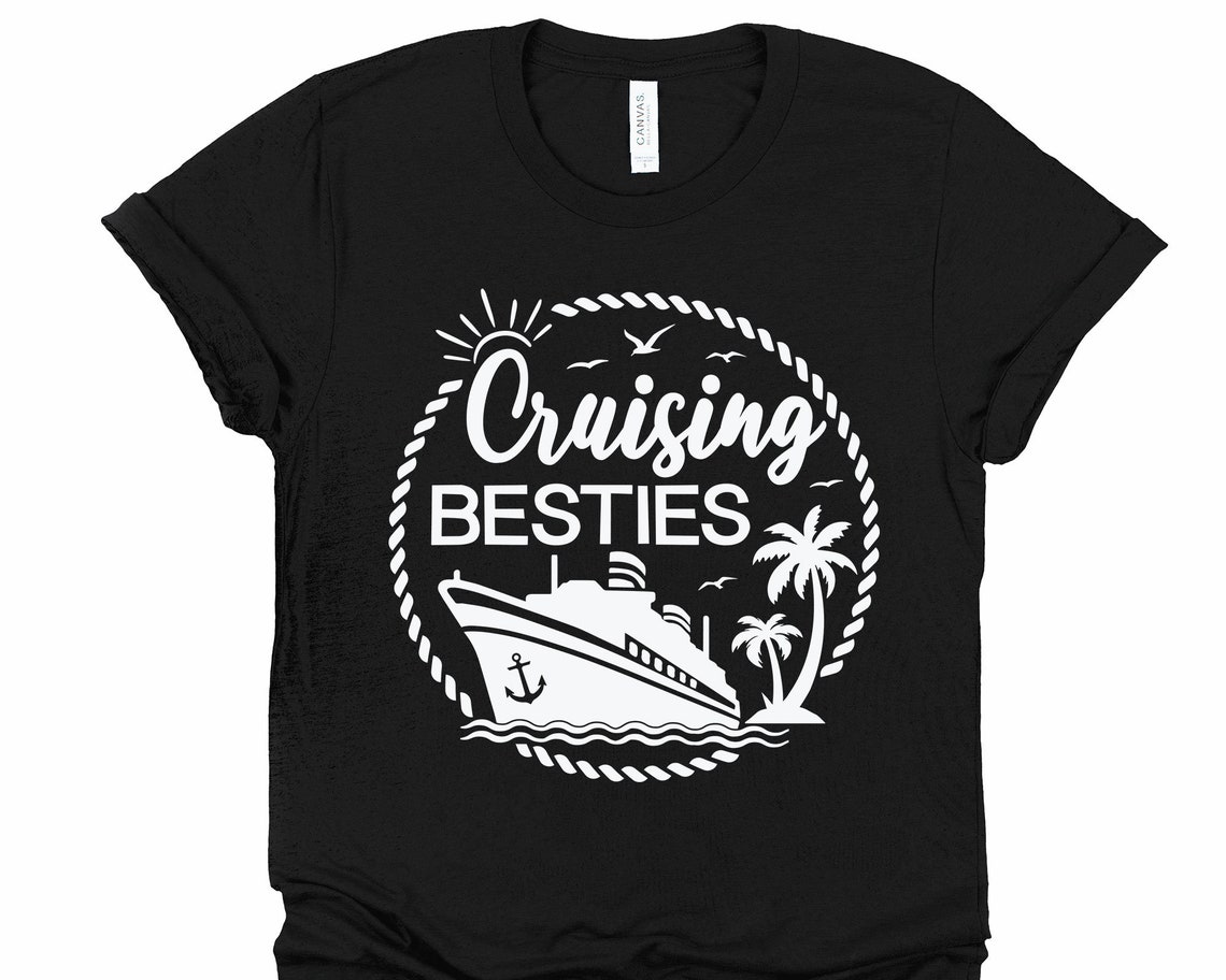 Cruising Besties SVG, Cruise Ship Cut Files (SVG, PNG) - Etsy