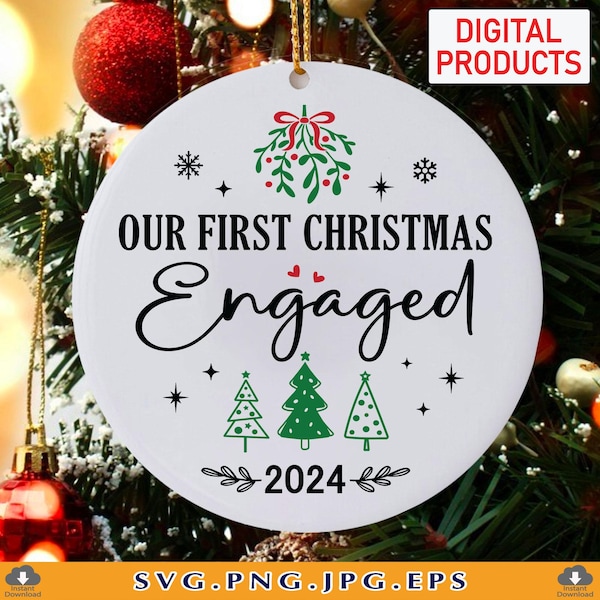 Engaged Svg - Etsy