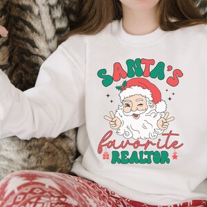Santa's Favorite Realtor SVG, Funny Realtor Christmas Shirt SVG ...