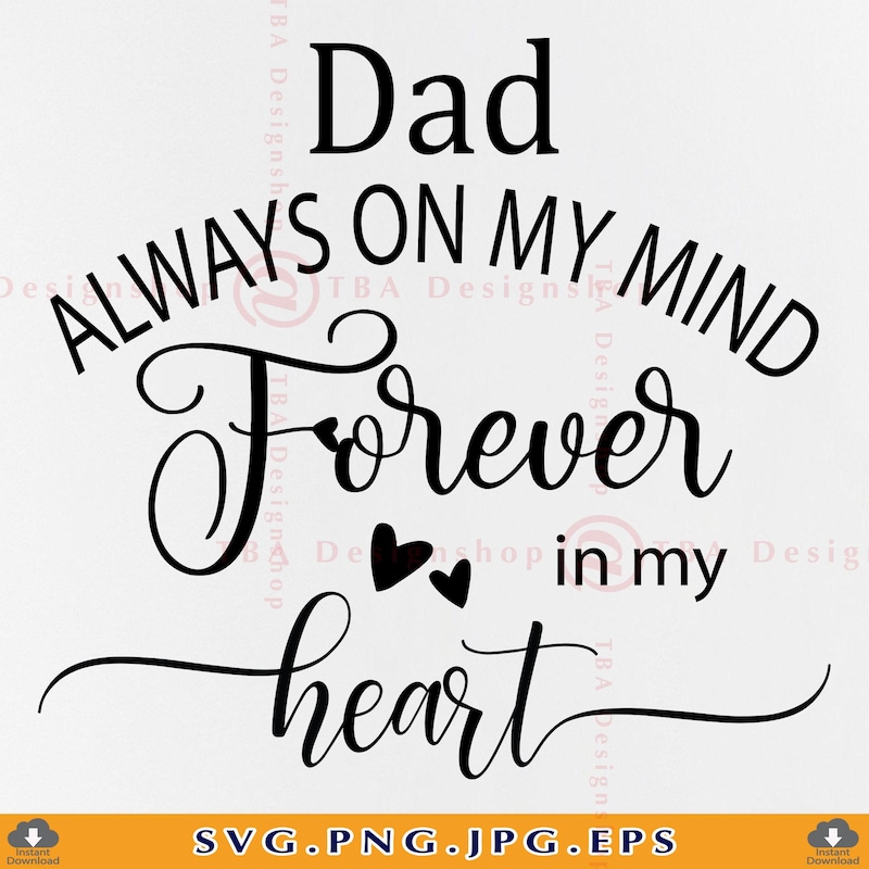 Dad Memorial Svg - Etsy