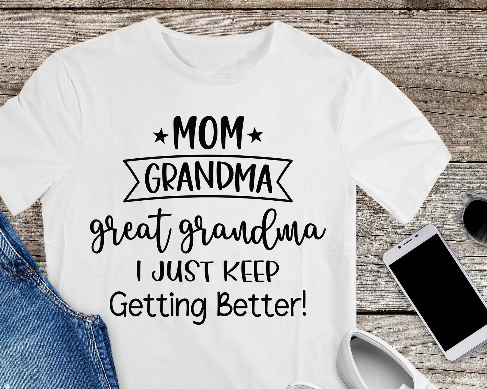 Mom Great Grandma Svg Grandma Svg Grandma T Svg Grandma Etsy