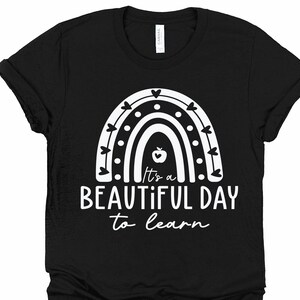 Teacher Rainbow SVG, It's A Day to Learn Cut File (digital Download - Etsy