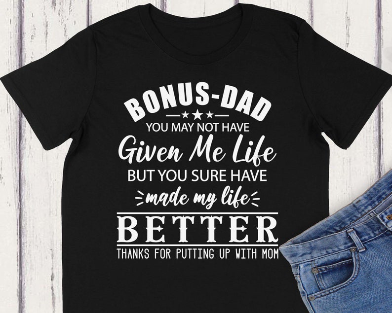 Bonus Dad SVG, Fathers Day Gift, Dad Shirt Design (digital Download) - Etsy