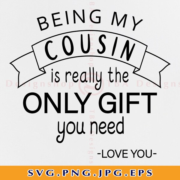 Cousin Svg - Etsy