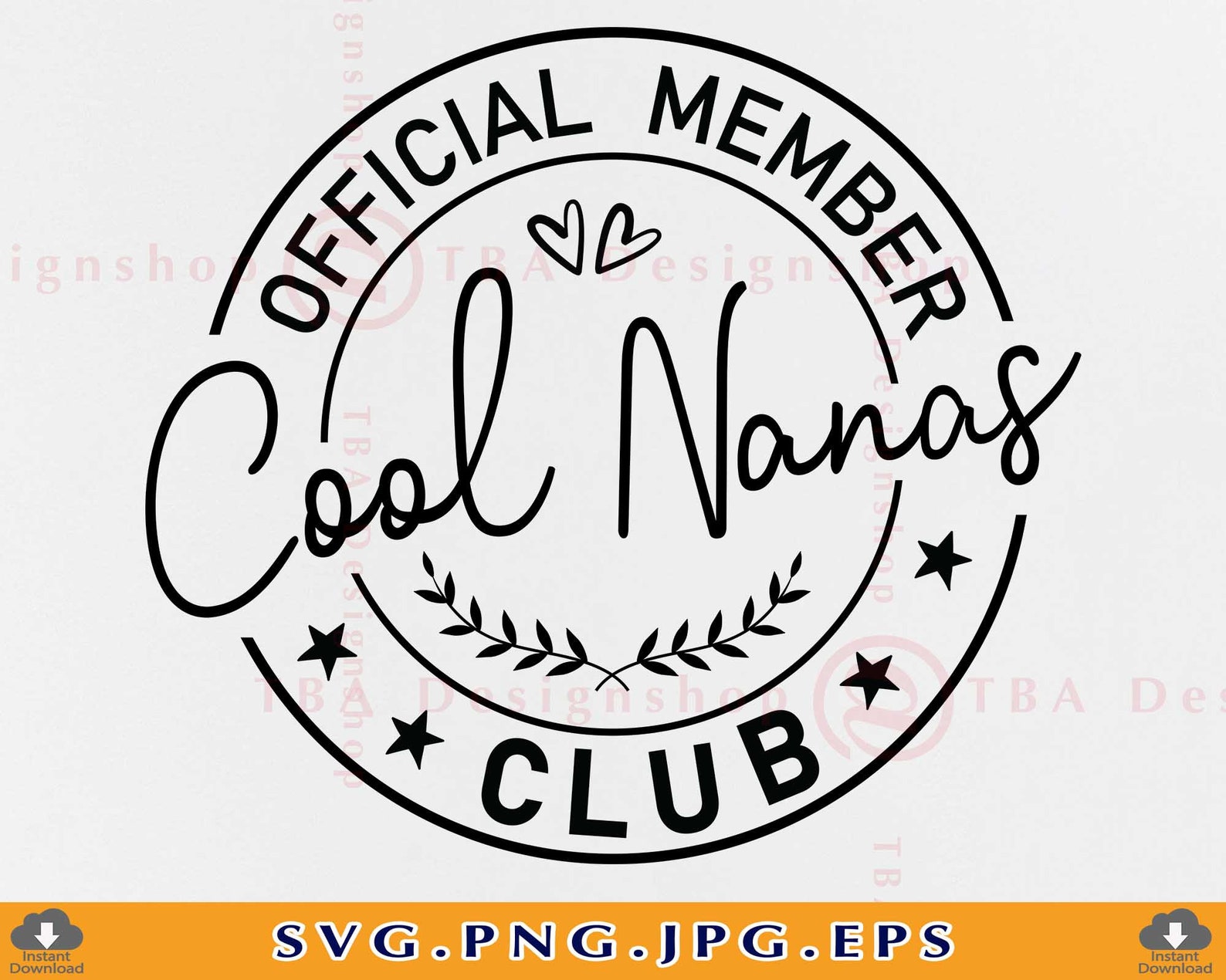 Official Member Cool Nanas Club Svg Nana SVG Nana Shirt SVG - Etsy
