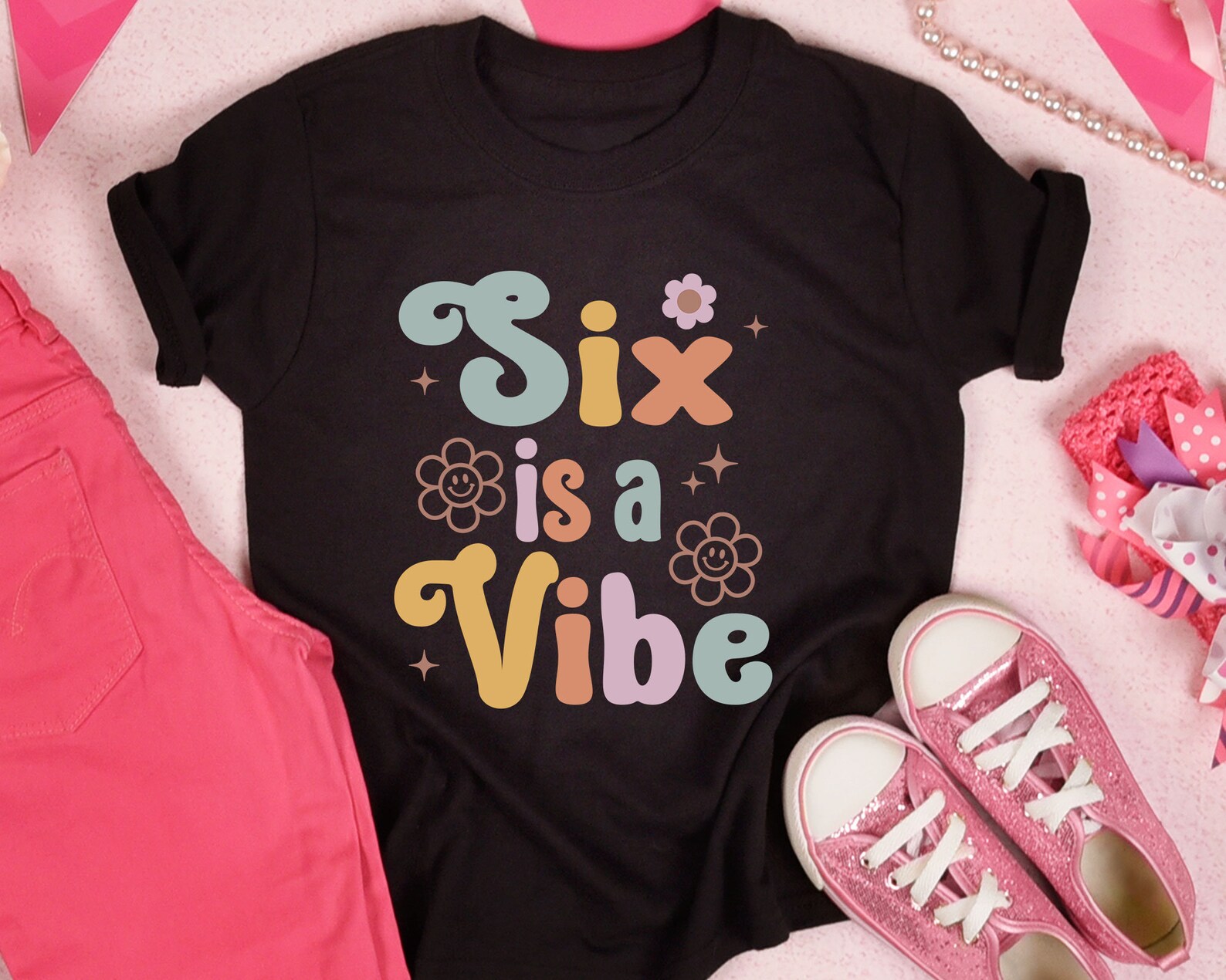 6 Birthday SVG Six is A Vibe 6th Birthday SVG 6 Birthday - Etsy