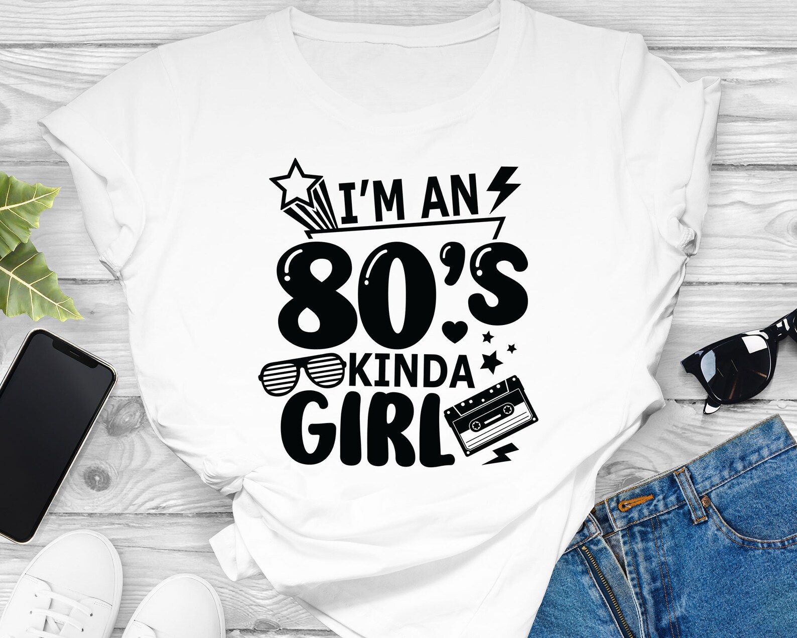 I'm an 80s Kinda Girl SVG 80s Shirt Design SVG 80s Party - Etsy