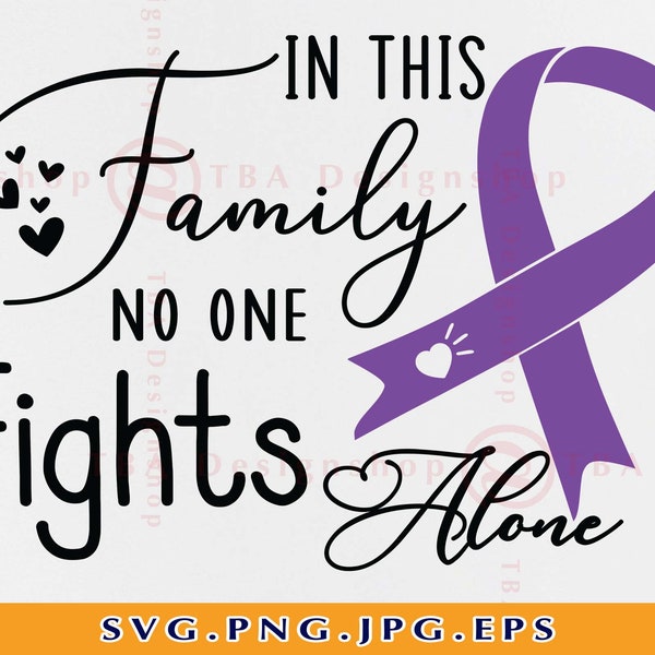 No One Fights Alone Svg - Etsy