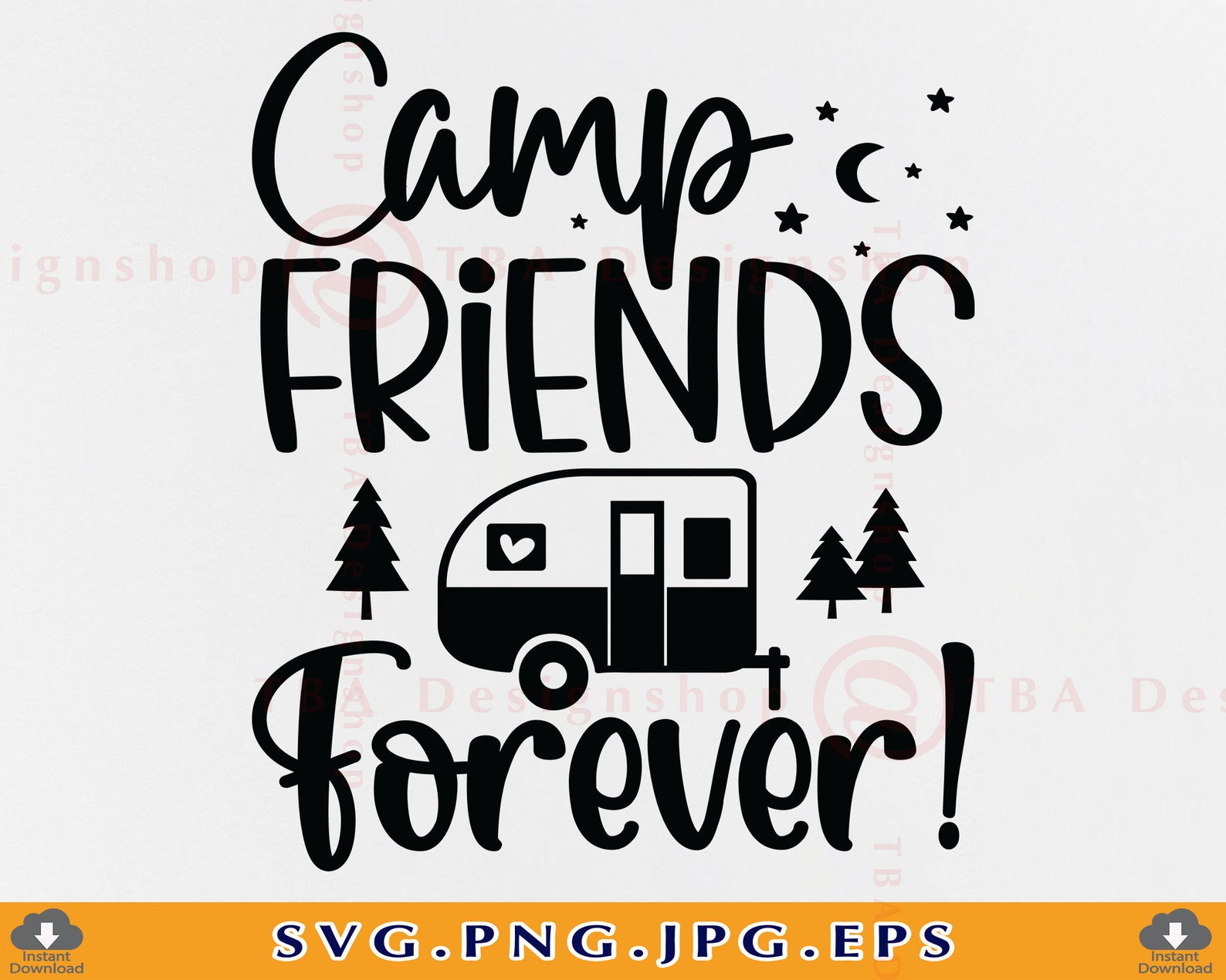 Camp Friends Forever SVG Camping Shirt SVG Camping Gifts | Etsy
