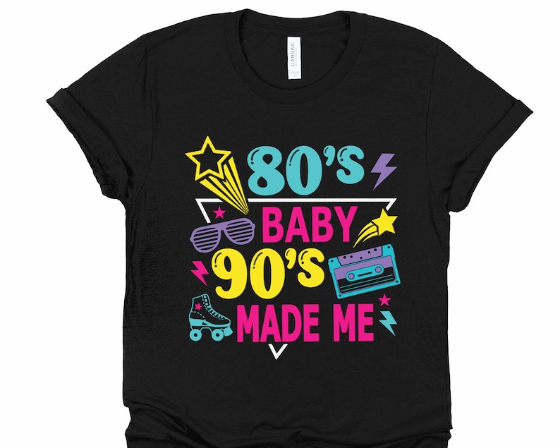 80's Baby 90's Made Me SVG 80s 90s Shirt Design SVG - Etsy UK