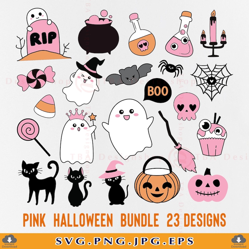Pink Halloween - Etsy