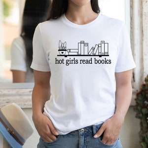 Book Lover Gift SVG, Hot Girls Read Books Svg, Book Shirt SVG, Library ...