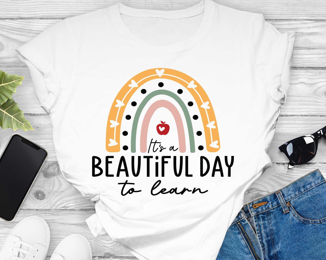 Its A Beautiful Day to Learn Svg Teacher Gift SVG Funny - Etsy