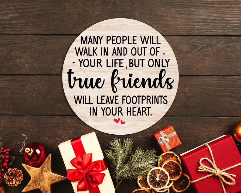 Friends Christmas Ornament SVG Friendship Christmas Gift SVG - Etsy