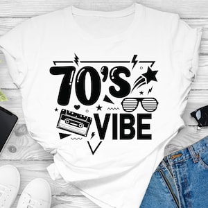 70's Vibe SVG, 70s SVG, 1970 Svg, 70s Lover Svg, Retro 70s Shirt Svg ...