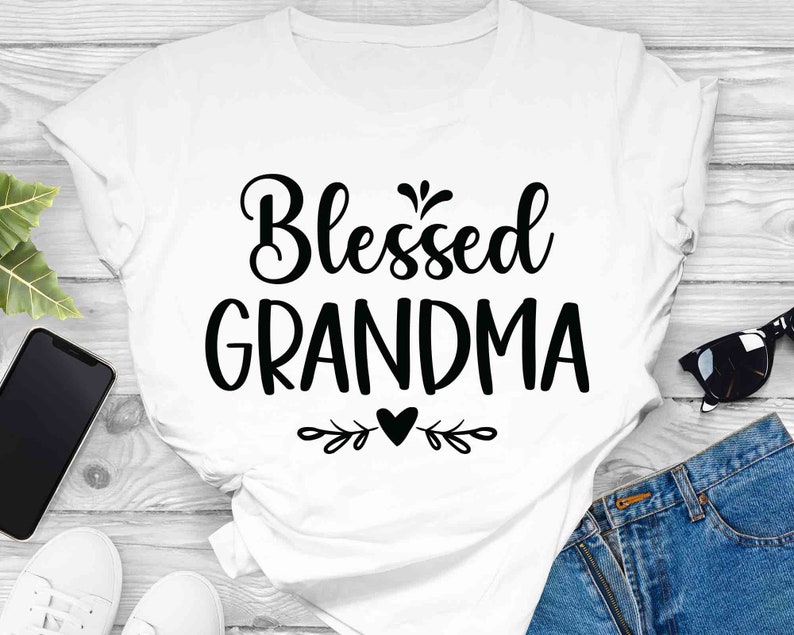 Blessed Grandma SVG Grandma Gift SVG Grandma Quote Saying - Etsy