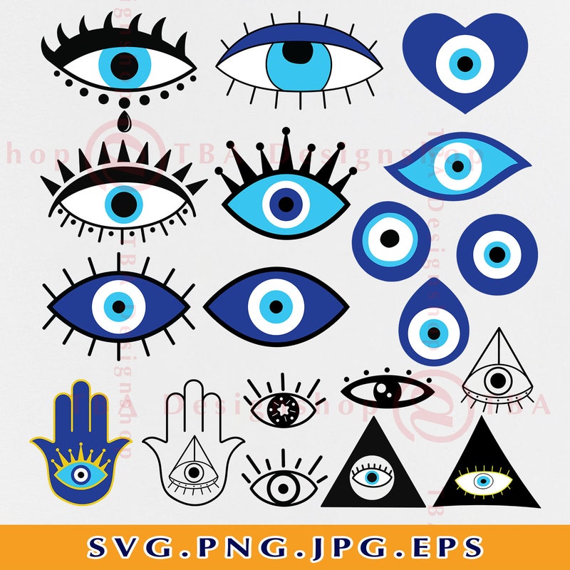Evil Eye Svg - Etsy