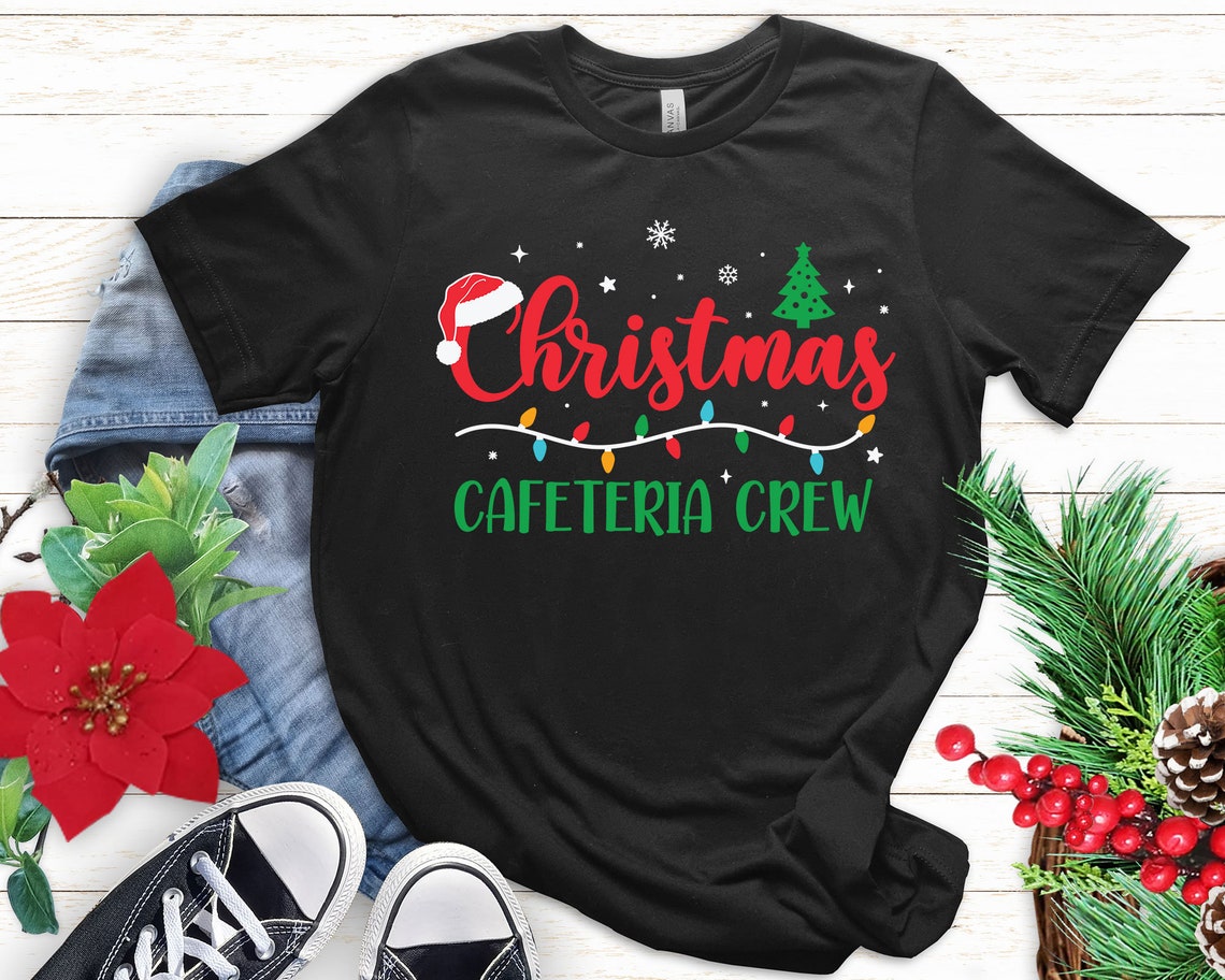 Christmas Lunch Lady Svg Christmas Cafeteria Crew Svg Etsy