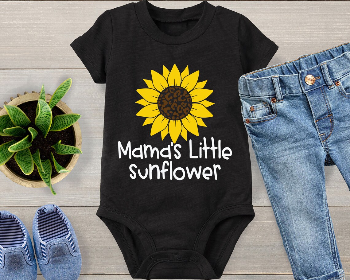 Mama's Little Sunflower SVG Baby Sunflower Shirt SVG - Etsy