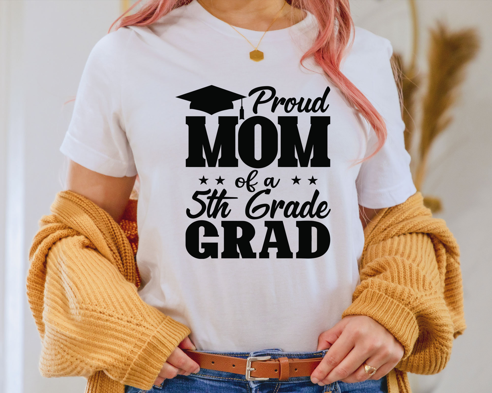5th Grade SVG, Proud Mom of a 5th Grade Grad Svg, Mom Graduation Gift ...