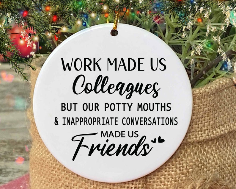 Work Made Us Colleagues Svg Friendship T Svg Coworker Etsy