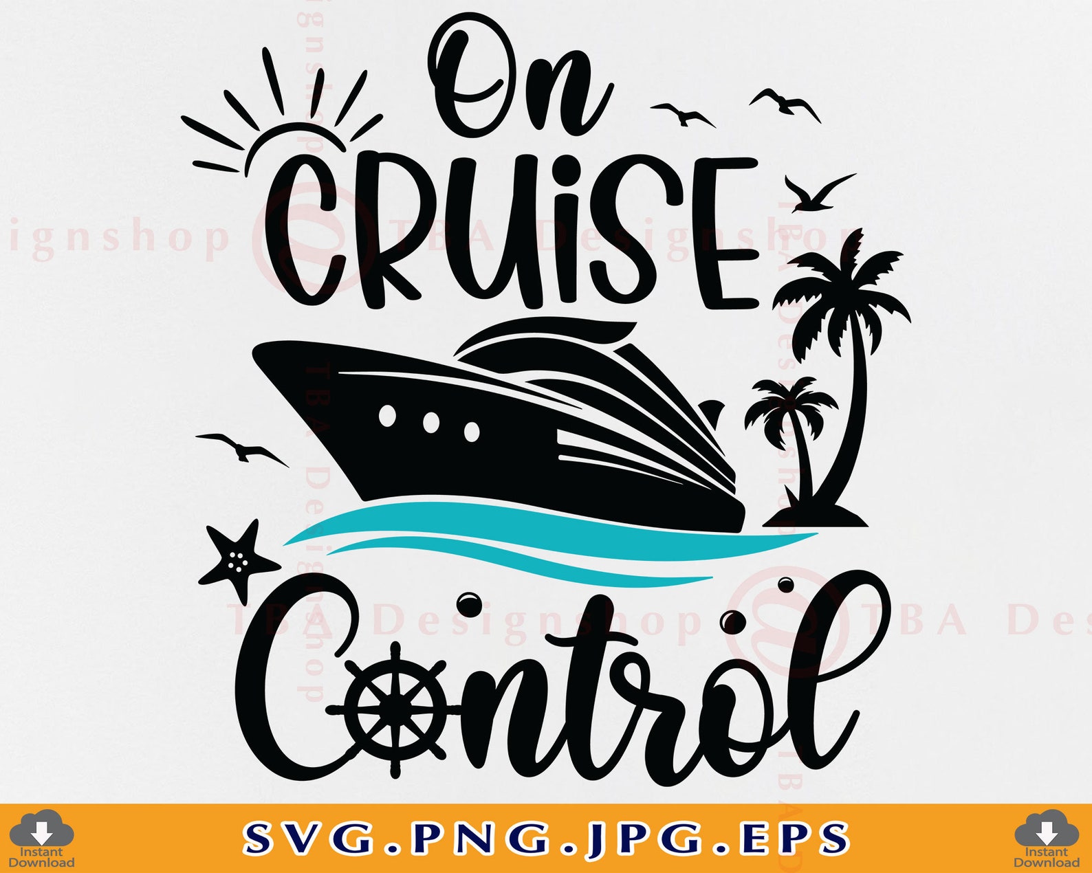On Cruise Control SVG Funny Cruise Shirts SVG Cruise Ship - Etsy