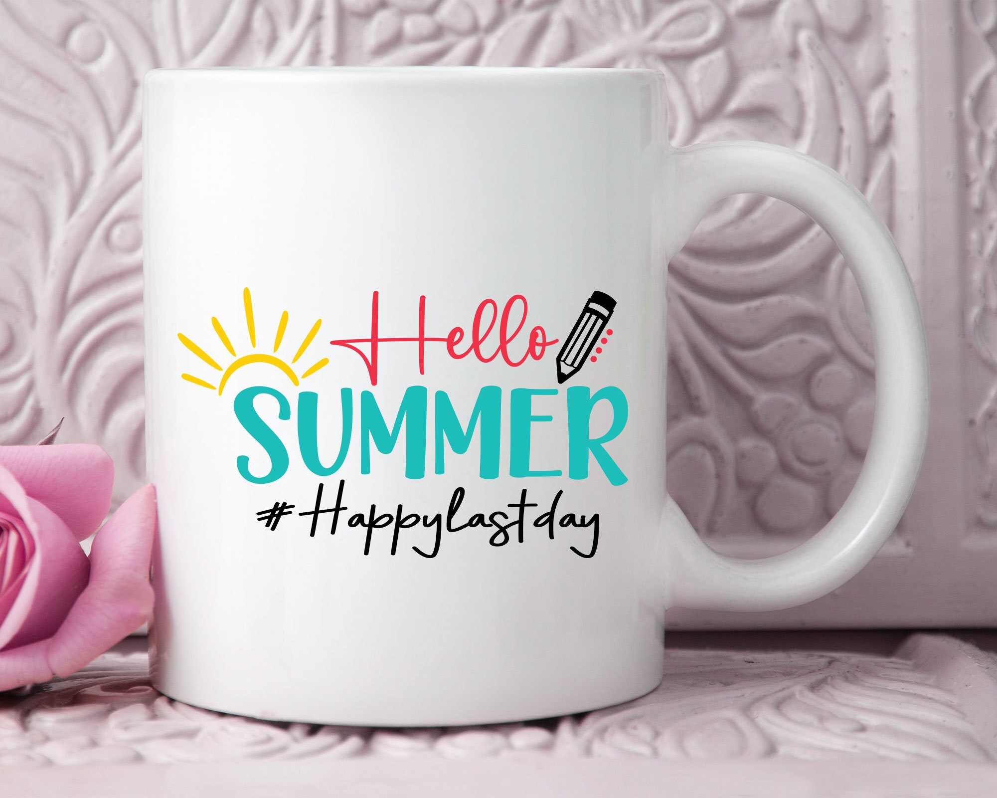 Hello Summer Happy Last Day of School SVG Teacher Gift SVG - Etsy