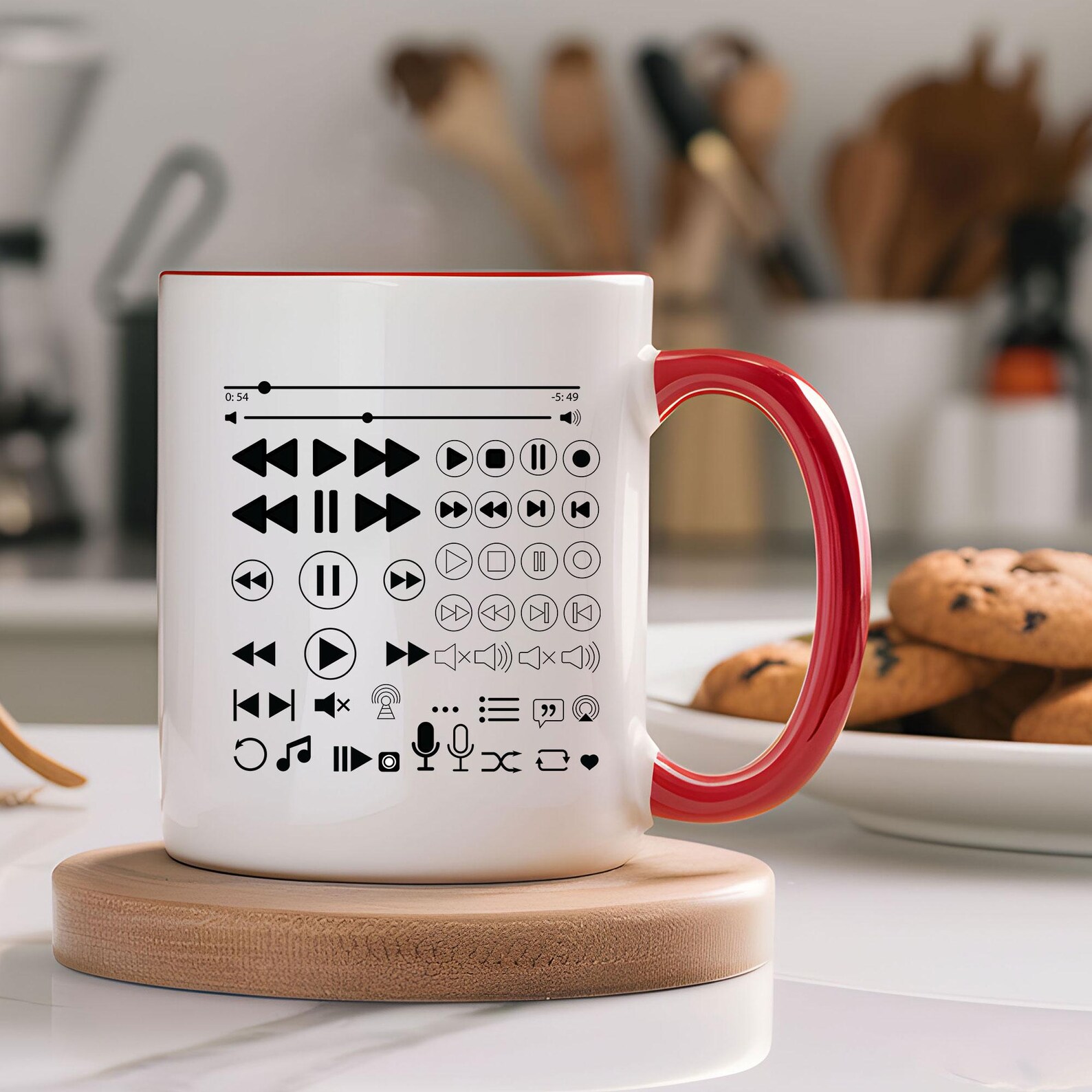 Audio Control Buttons SVG Bundle, Music Player Graphics (digital ...